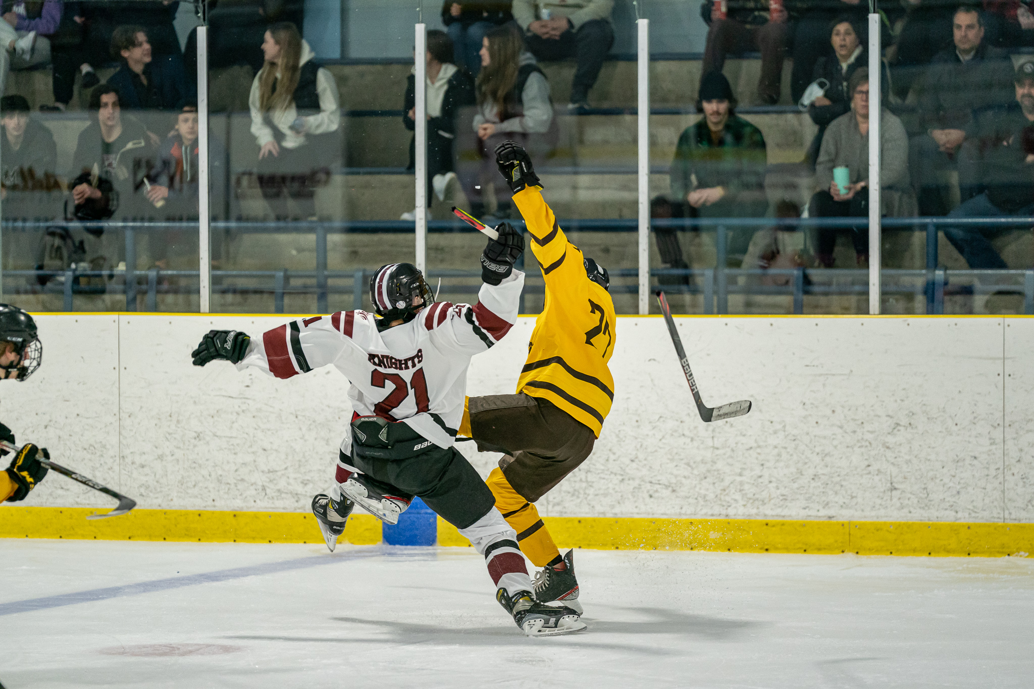 Colts Win Game One of High School Hockey Finals Over the Knights