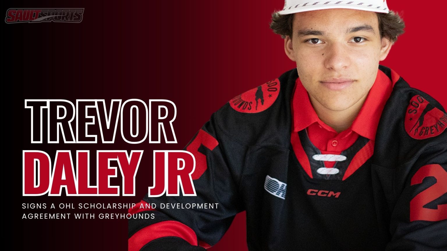Forward Trevor Daley Jr Signs OHL Scholarship and Development Agreement ...